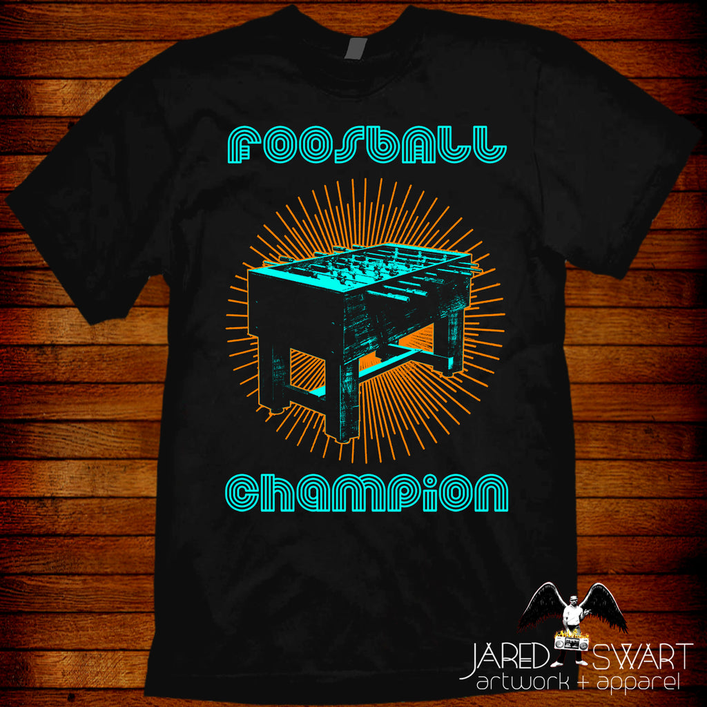Foosball Champion T-shirt retro 70s / 80s – JaredSwart.com